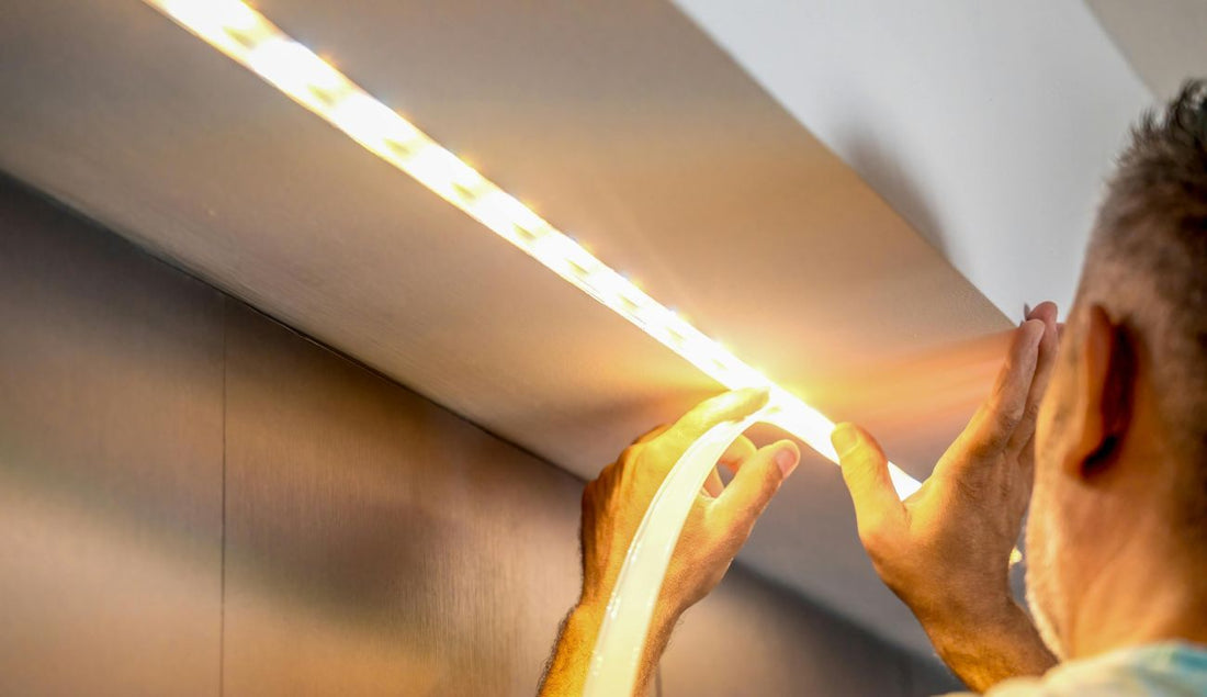 How to Hide LED Strip Lights Under Shelves and Cabinets – Flyachilles