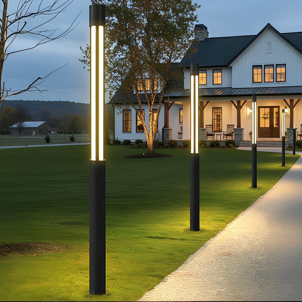 Minimalist LED Post Light Waterproof Landscape Lighting – Flyachilles