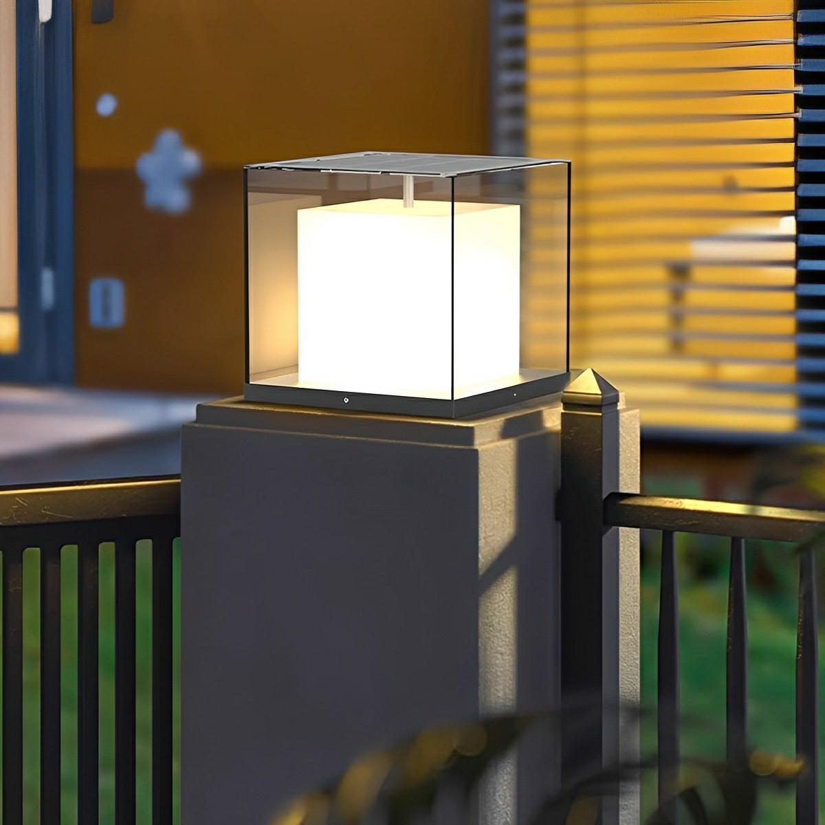 Waterproof Box Style LED Outdoor Post & Pillar Lights – Contemporary ...